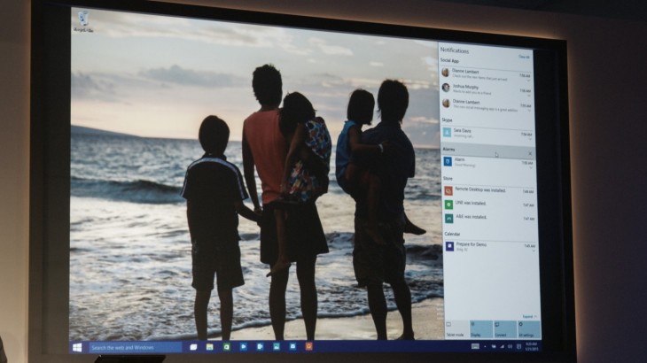 This is Windows 10's Start Screen