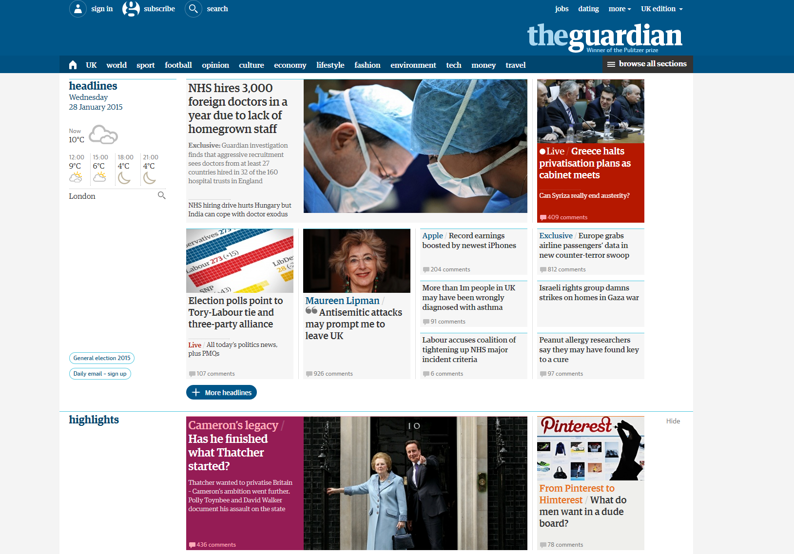 The Guardian Completes Its Relaunch with Global Redesigned Site