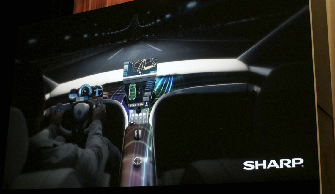 Sharp Shows Off IGZO Free Form Display