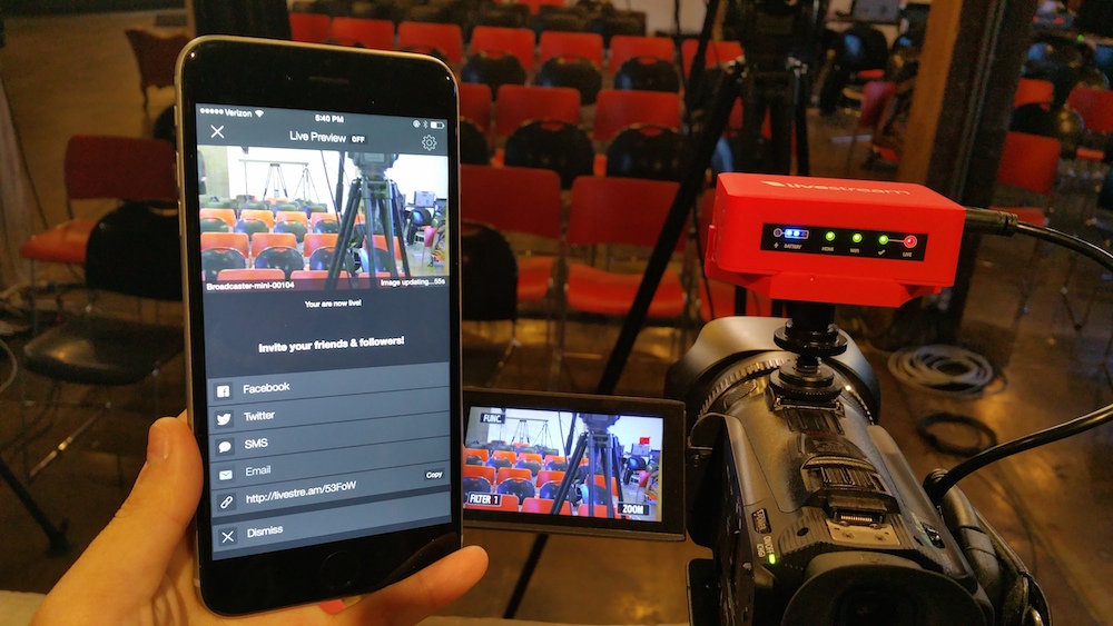 Livestream Broadcaster Mini Lets You Stream HD Video from Any Camera