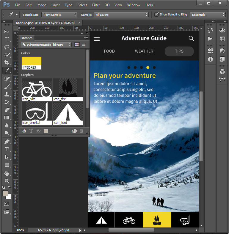Adobe Comp CC for iPad is All You Need For Polished Layouts