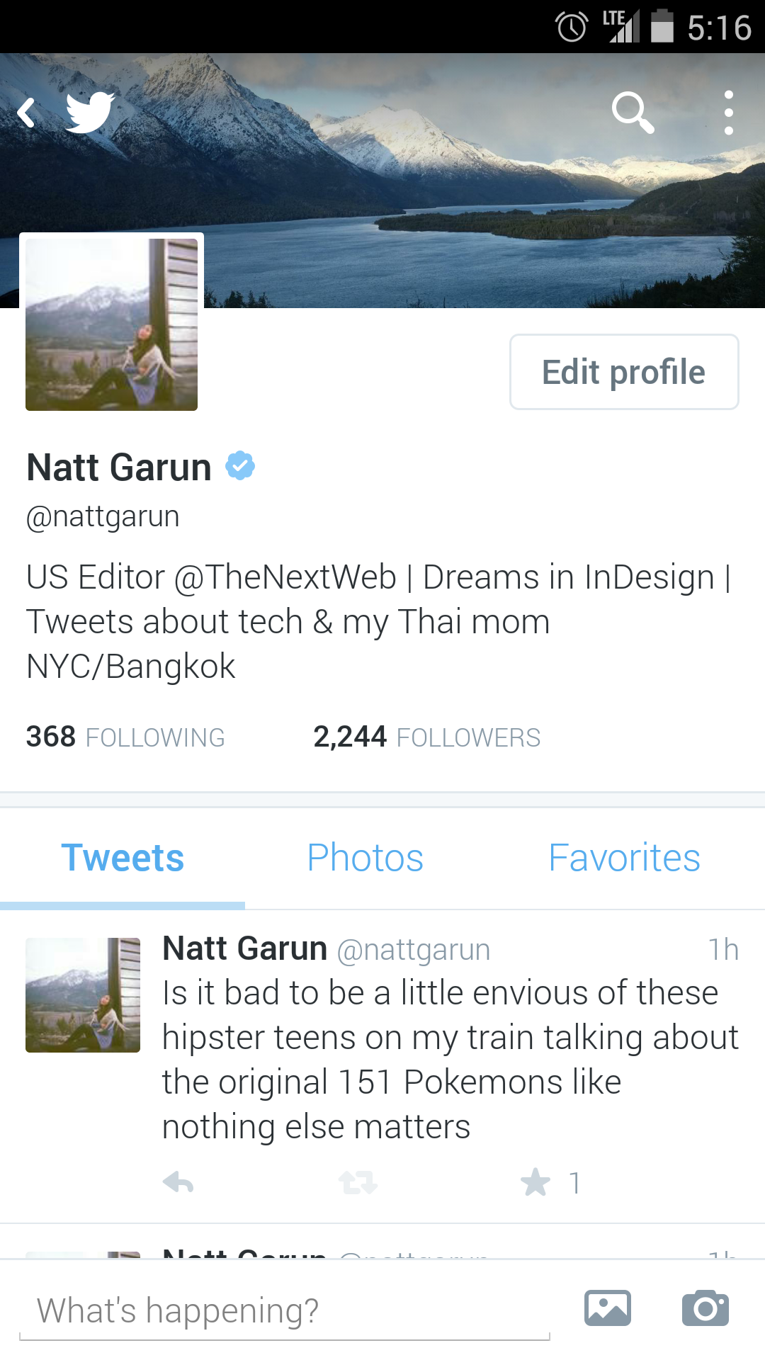 Twitter Updates Profiles on Android With Larger Photos