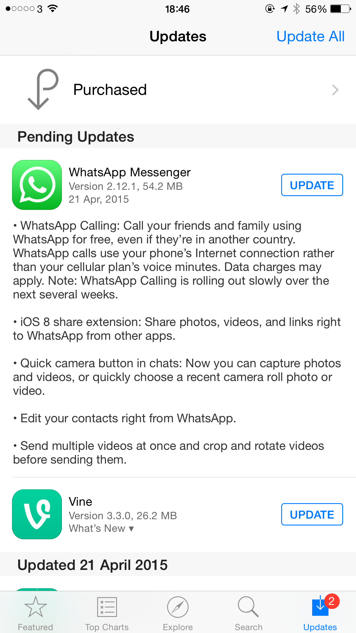 WhatsApp Starts Rolling Out Voice Calling on iOS