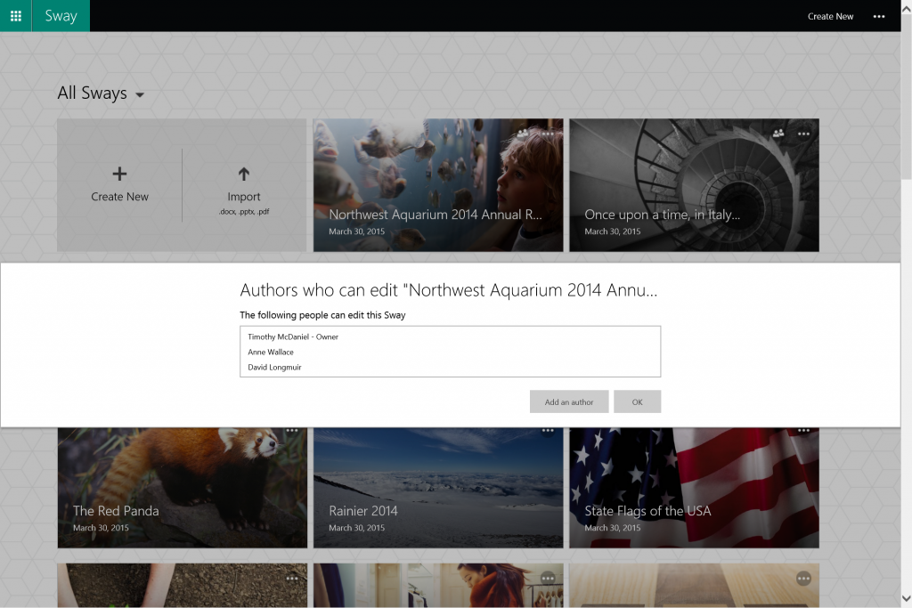Sway Now Lets Users Collaborate on Content Simultaneously