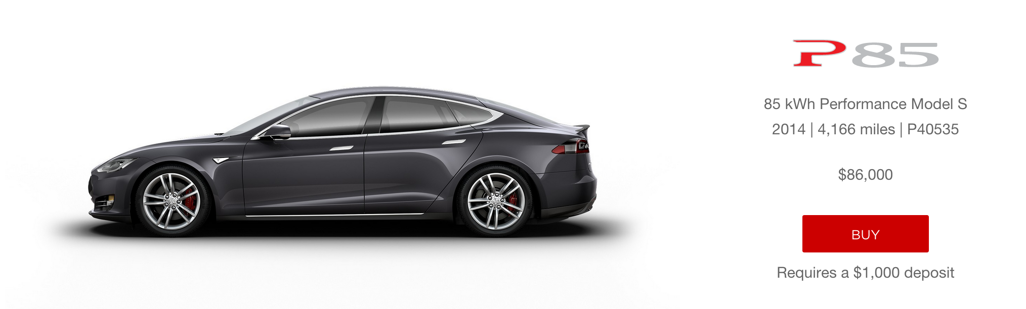 Tesla Launches an Online Marketplace to Sell Used Model S