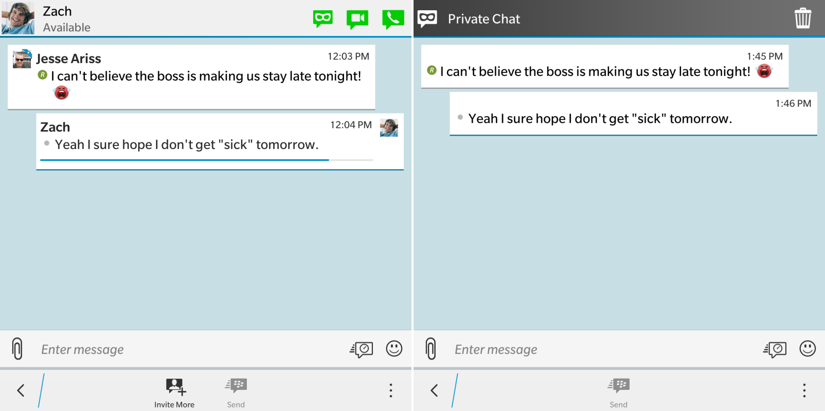 BlackBerry adds private chat feature to BBM on iOS and Android