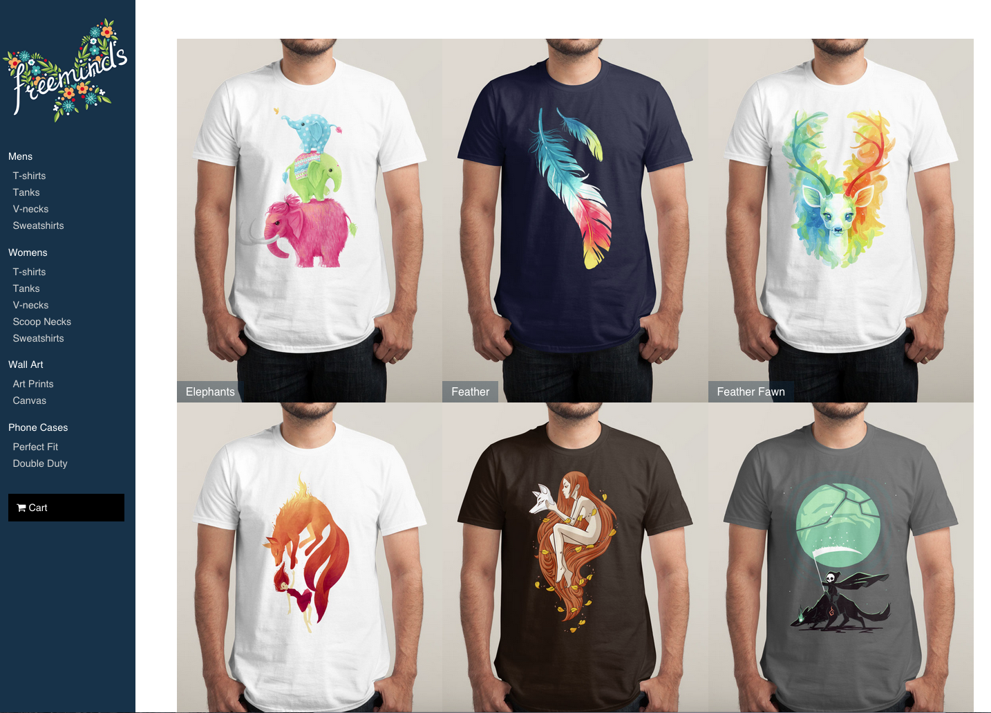 Threadless eases the way for artists to create unique storefronts