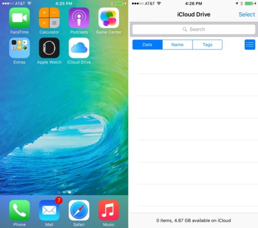 Apple’s iOS 9 gives iCloud Drive its own app