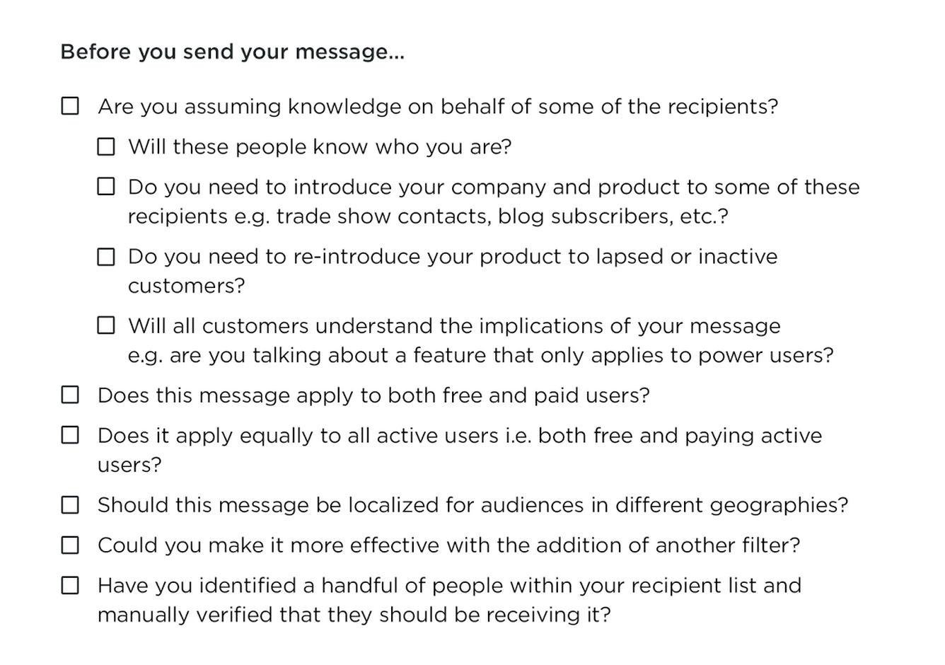 The essential guide to talking to your customers