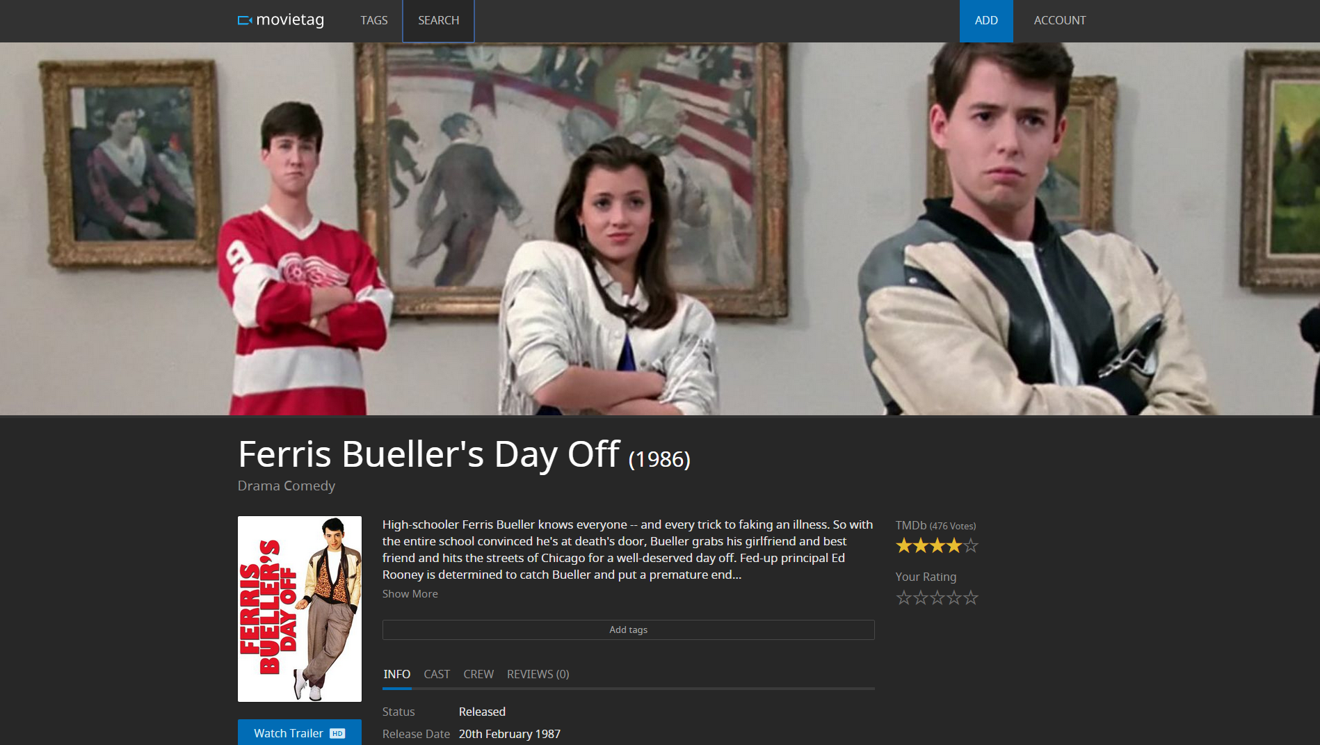 Love movies? Movietag helps you keep track of everything you’ll want to ...