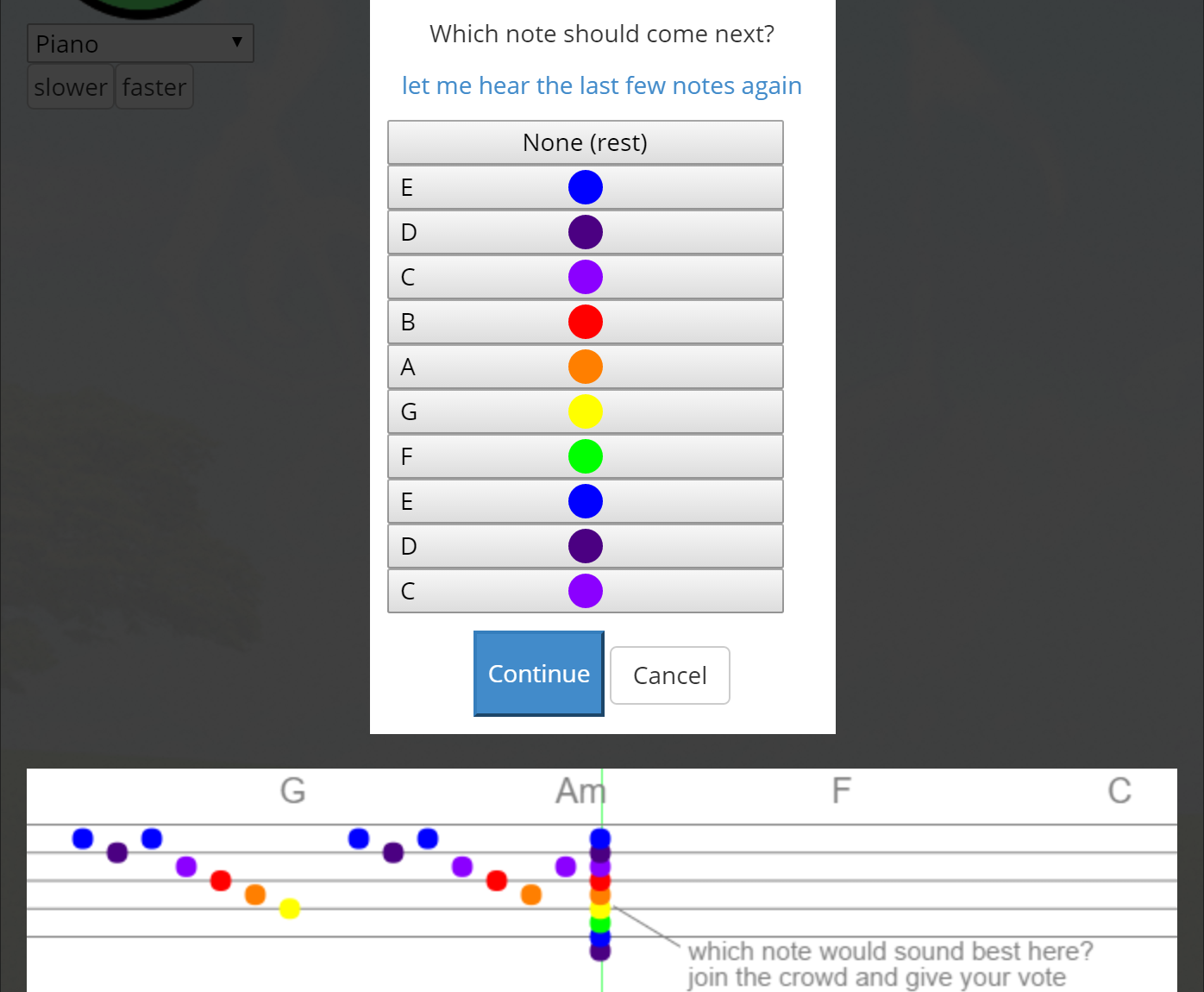 This is what happens when 30,000 people try to compose a single song ...