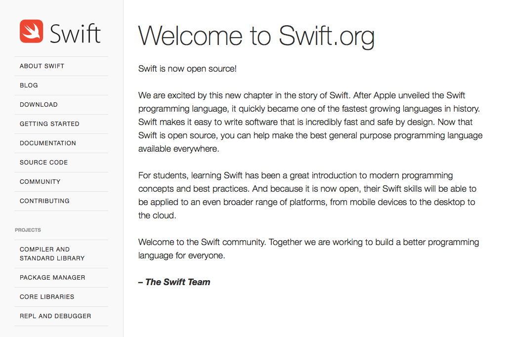Apples Swift Programming Language Is Now Open Source And Has Its Own 0872