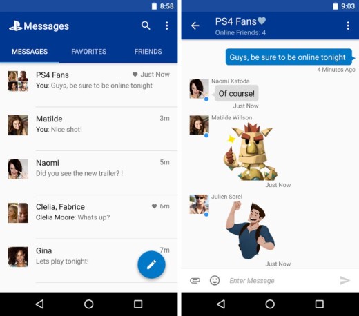 PlayStation Network gets a new mobile messaging app