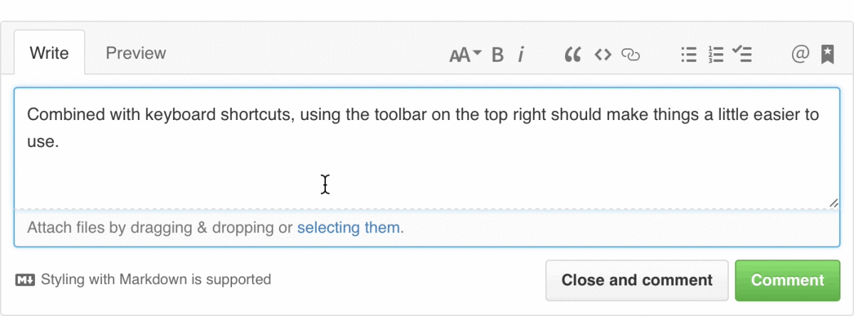 GitHub’s new markdown toolbar will make it easy to add context to your ...