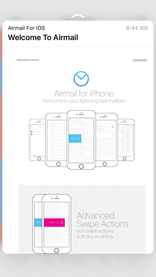 Powerful Mac email client Airmail has finally landed on the iPhone