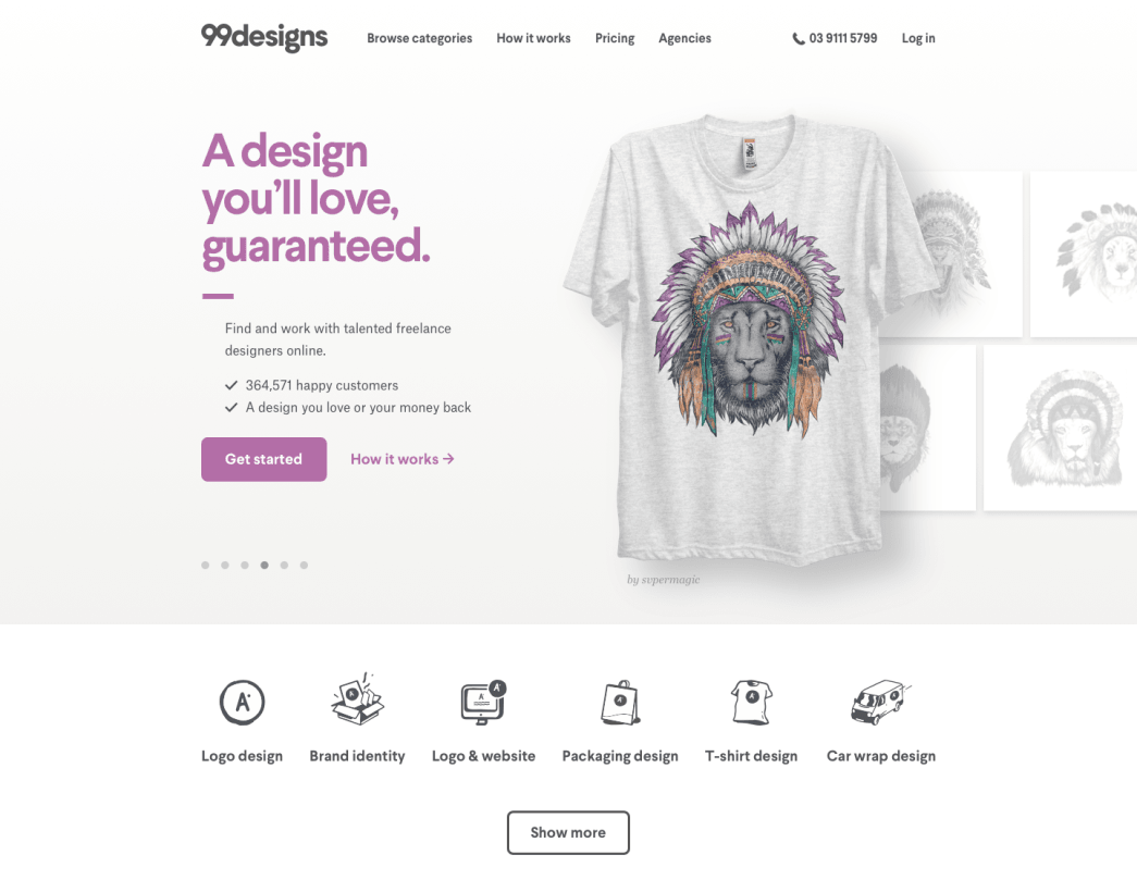 99designs has a new logo (that it got in a meta crowdsourcing contest)