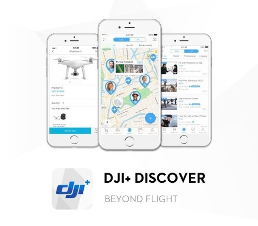 DJI's new app helps drone pilots meet up
