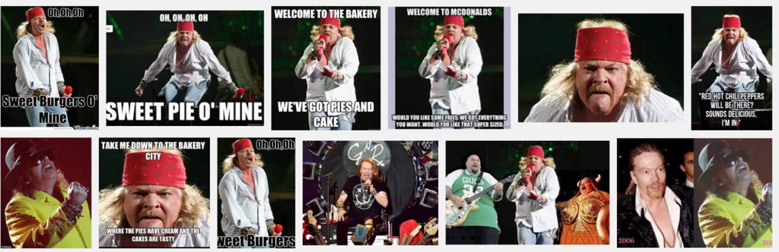 Axl Rose demands Google take down photos of him looking fat