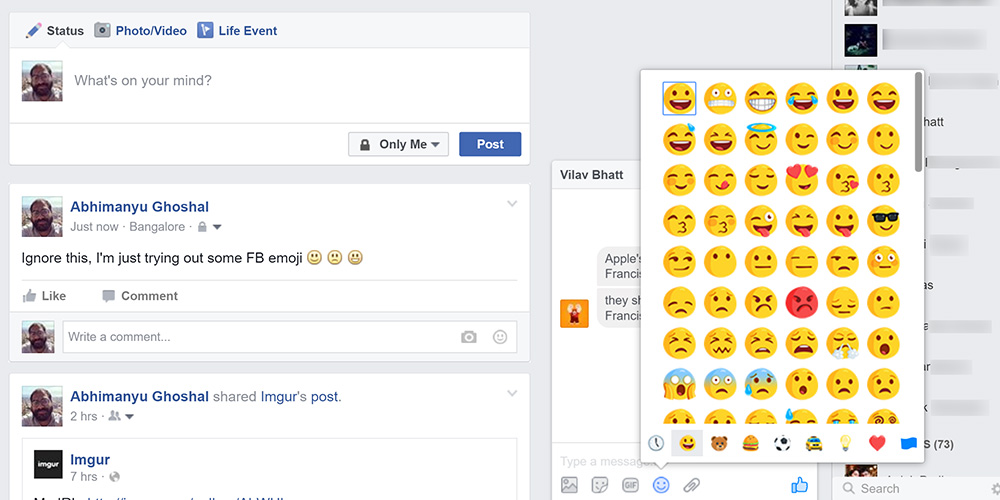 Facebook's site should follow Messenger's design language