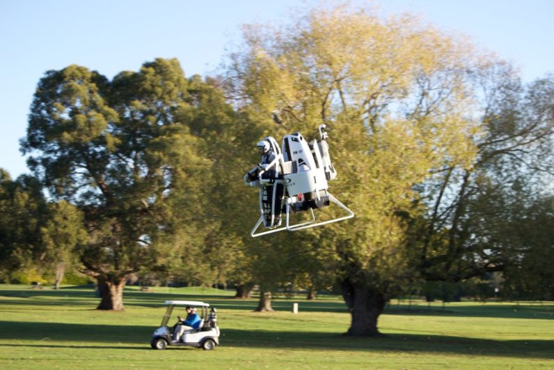This flying golf cart is the only way to play nine holes