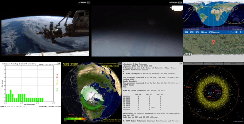 Space Dashboard lets you be an astronaut for the day