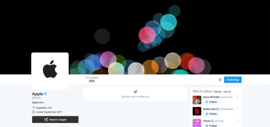 Apple just remembered it had a Twitter account