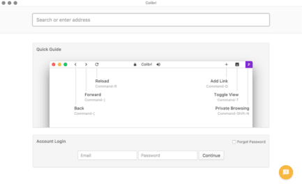 Colibri is a browser that thinks life is better without tabs