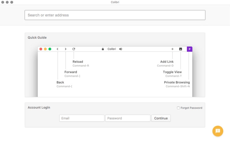 Colibri is a browser that thinks life is better without tabs