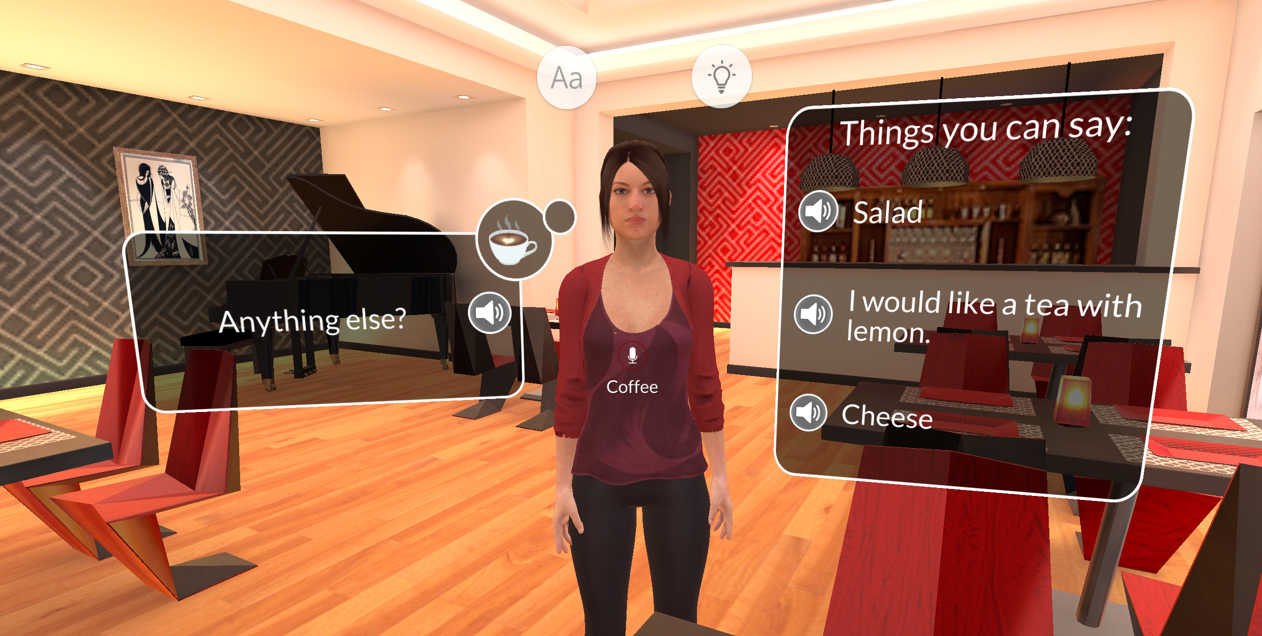 Mondly’s VR language-learning app is the closest thing to actual immersion