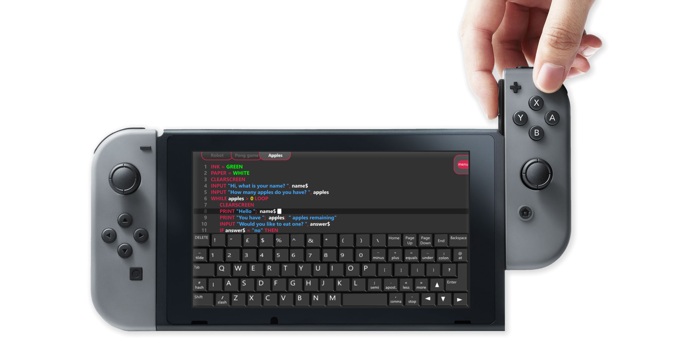 Nintendo switch coding game store
