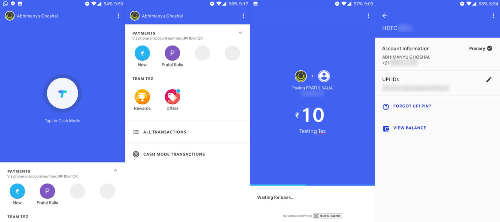Google's UPI-based Tez payments app for India is here
