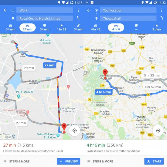 Google Maps' new two-wheeler mode shows fast routes for beating traffic
