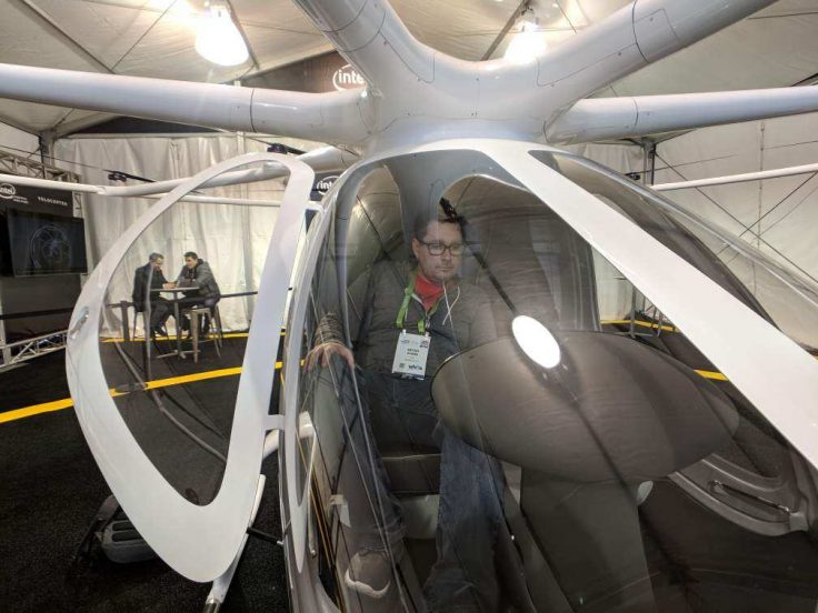 Volocopter's electric autonomous manned multicopter is ridiculously cool