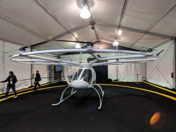 Volocopter's electric autonomous manned multicopter is ridiculously cool