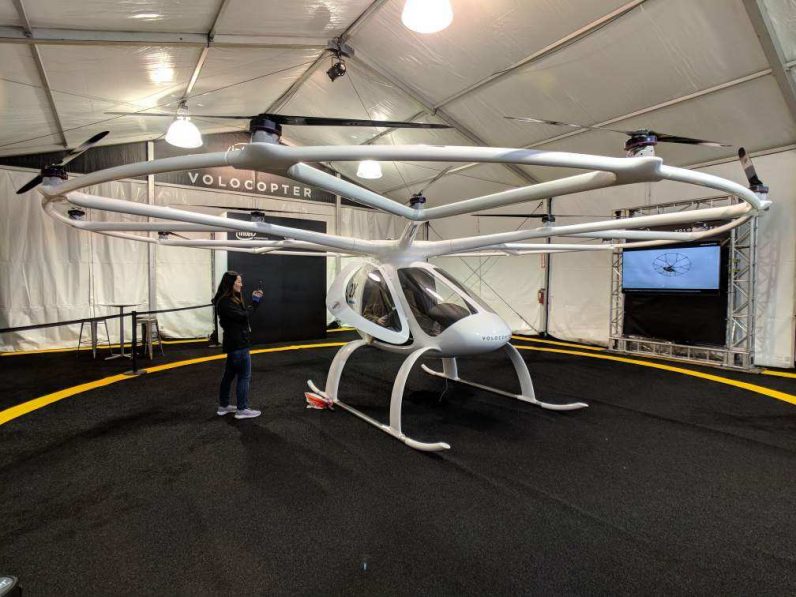 Volocopter's electric autonomous manned multicopter is ridiculously cool