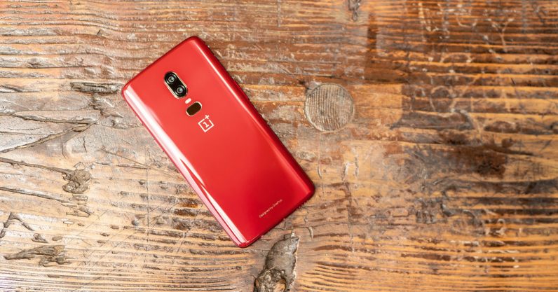 The OnePlus 6 Red is, unsurprisingly, very red