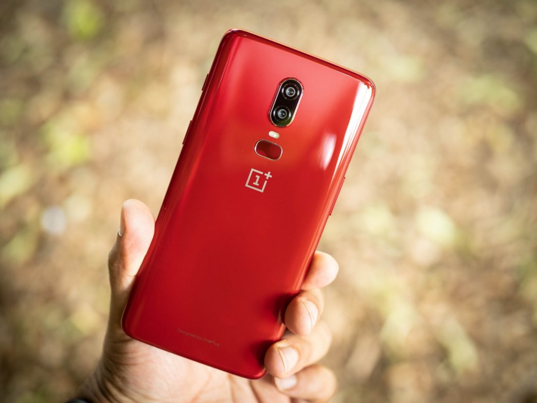 The OnePlus 6 Red is, unsurprisingly, very red