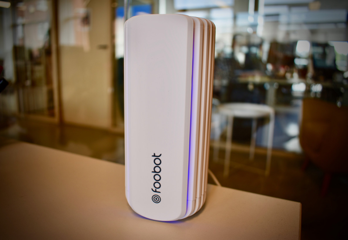 The Foobot monitors air quality, but can't help you fix it