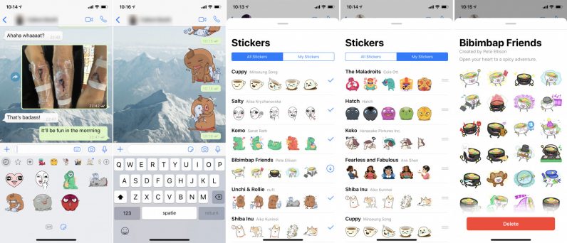 WhatsApp introduces stickers on iOS and Android at last