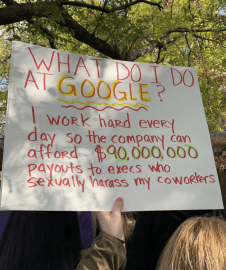 Thousands of Google employees walk out to protest harassment, inequality