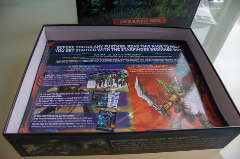 The Starfinder Beginner Box is an inclusive introduction to tabletop RPGs