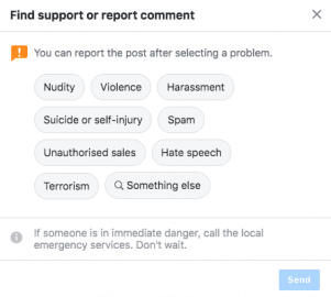 Here’s how to hide and report comments on Facebook