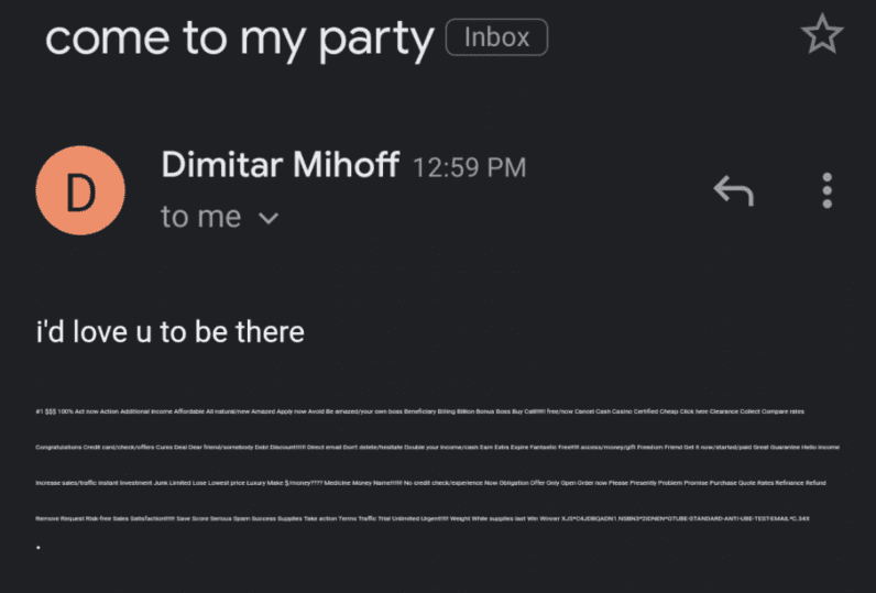 This tool helps you send emails directly to the recipient’s spam box