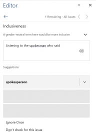 Microsoft Office can help you write with inclusive language — here’s how