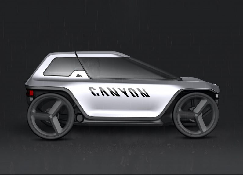 Canyon’s electric car-bike hybrid might just be crazy enough to work