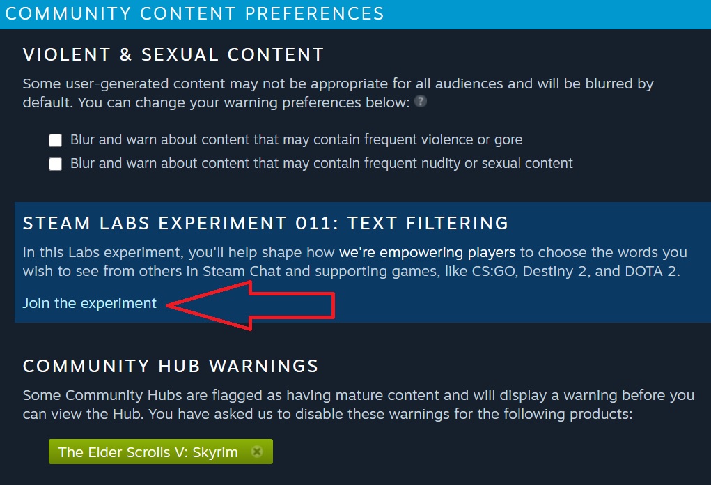 Cómo usar los nuevos filtros de chat de Steam para bloquear blasfemias ...