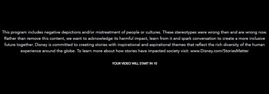 Disney+ adds a stronger warning ahead of films with racist stereotypes