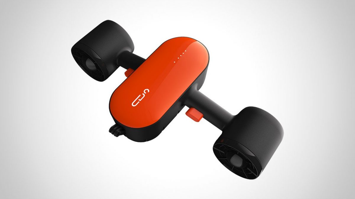 How do you design an underwater scooter? Easy, start with a drone