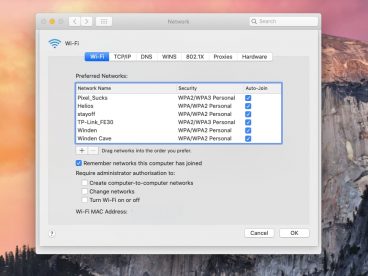 How to change priority of WiFi networks on your Mac