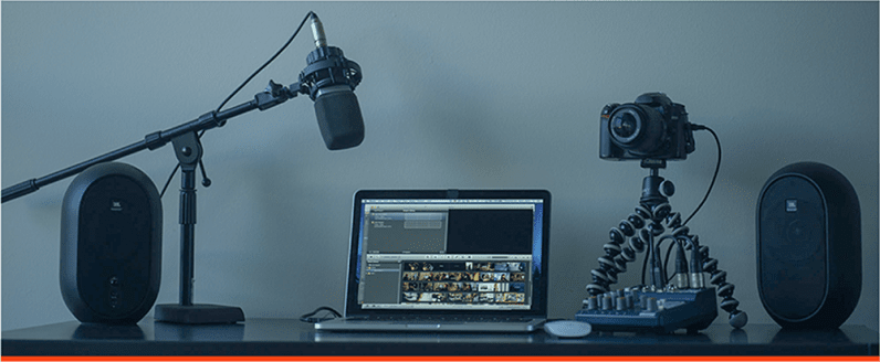 These 3 studio monitors are great speakers for a small desk